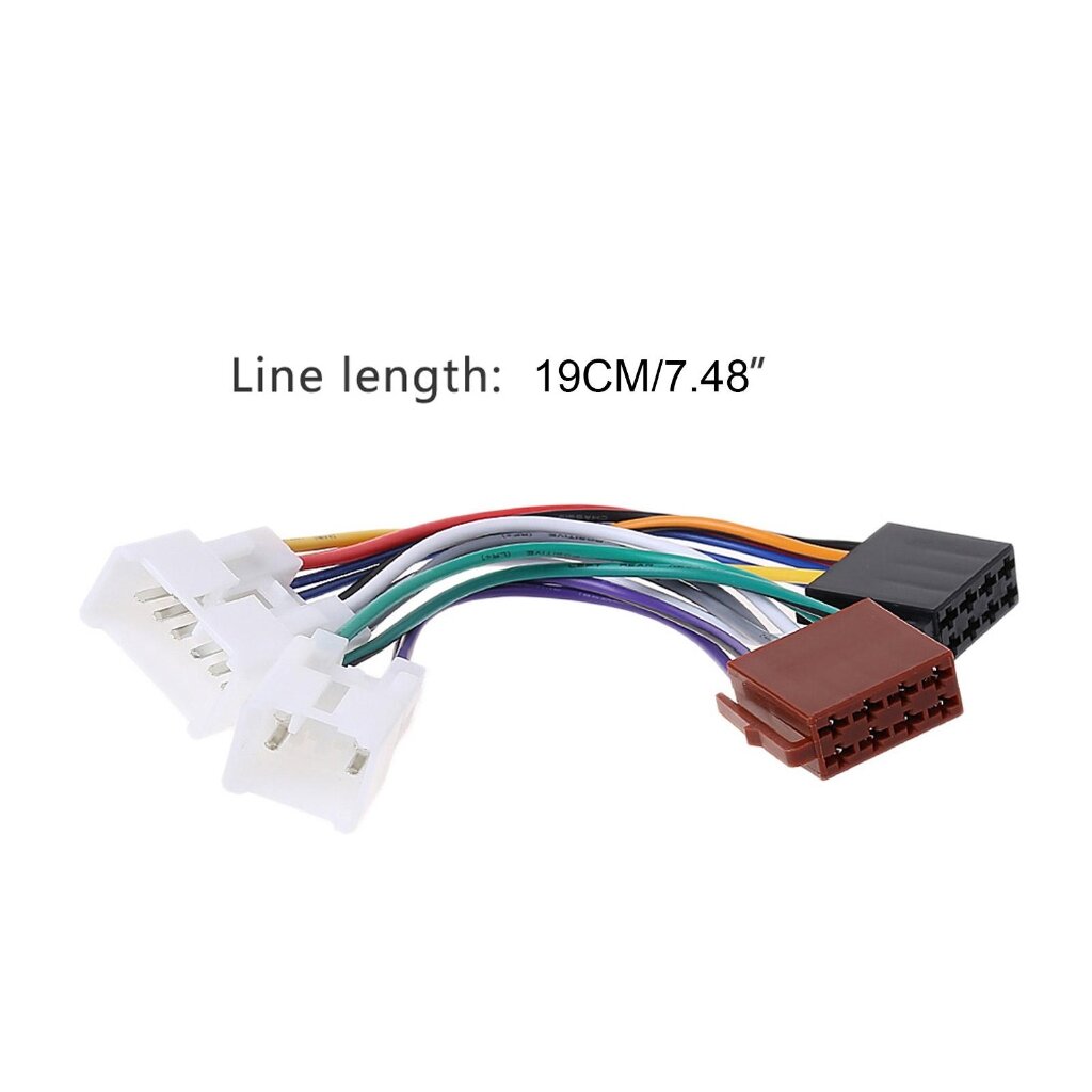 Кабель-переходник жгута проводов автомобильного радиоприемника ISO для Lexus MR2 Land Cruise