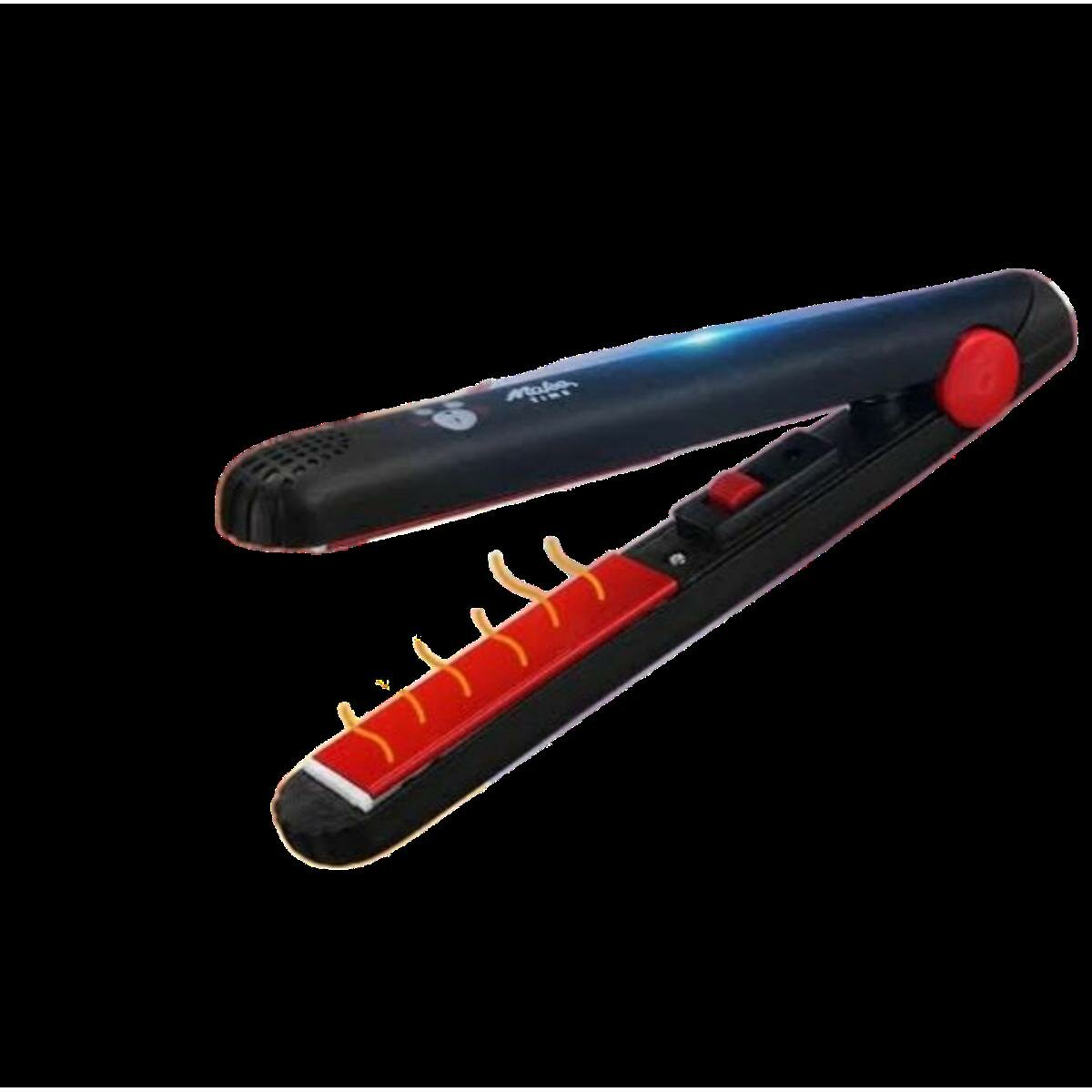 Дорожный мини-утюжок для завивки и выпрямления волос с керамическими пластинами