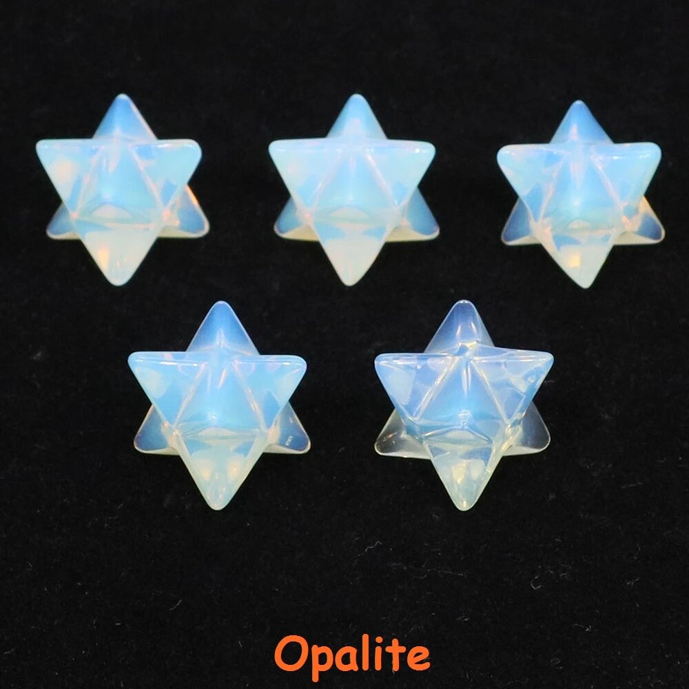 Кристаллы Меркаба Звезды Рейки, набор из 1 штуки 1 PC, Opalite