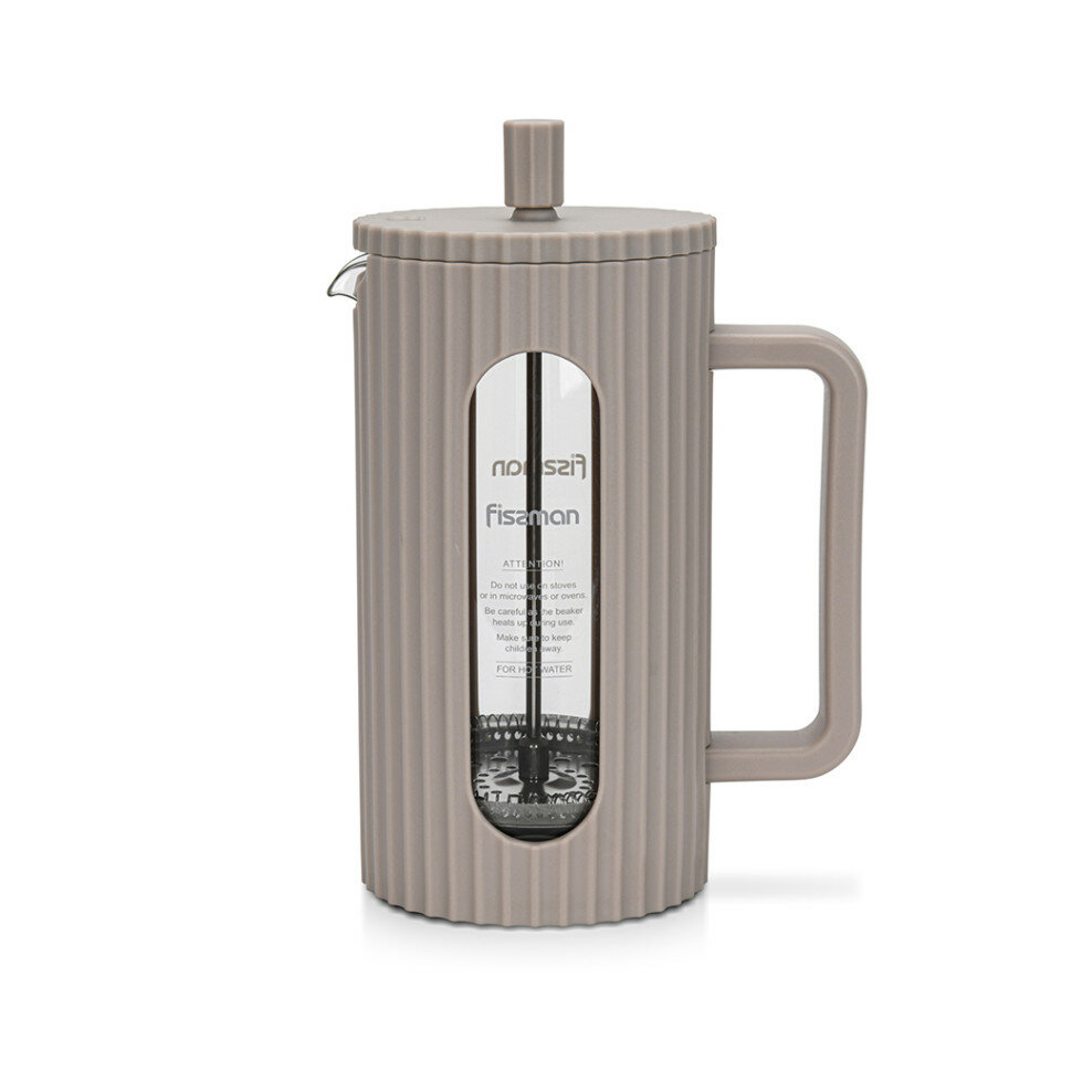 9146 FISSMAN Френч-пресс - заварочный чайник с поршнем 1000 мл (стеклянная колба)