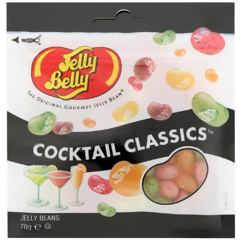 Драже JELLY BELLY COCKTAIL CLASSICS жевательное классические коктейли /пакет/ 70г