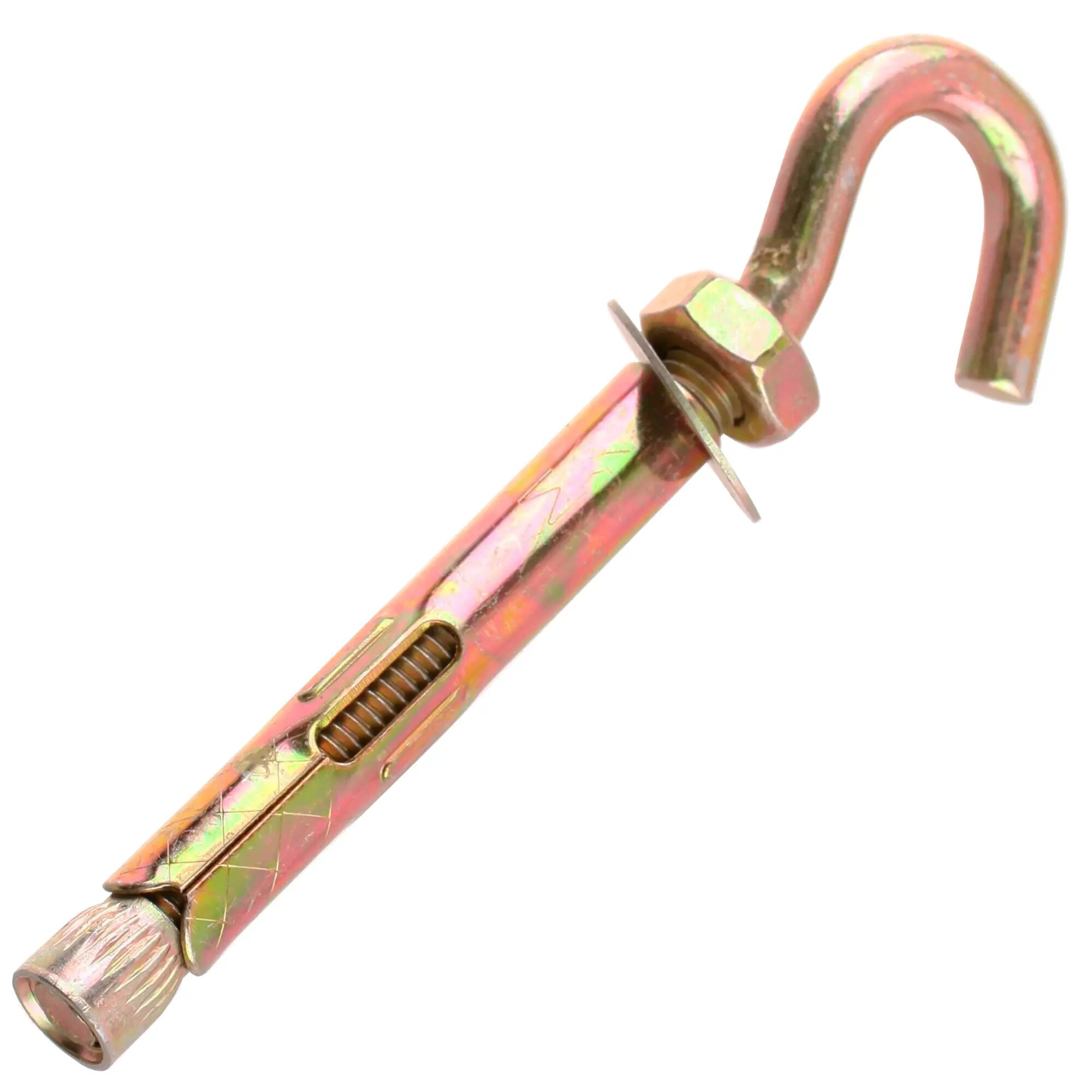 Анкер с крюком 10x80 мм для крепления и подвешивания - надёжное монтажное решение