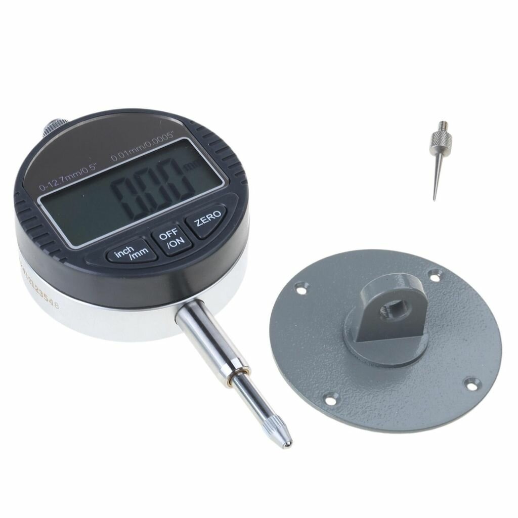Длинный глубиномер с основанием для измерения глубины, тип A-12,7 мм + маленькое основание для ввода наконечника стилуса