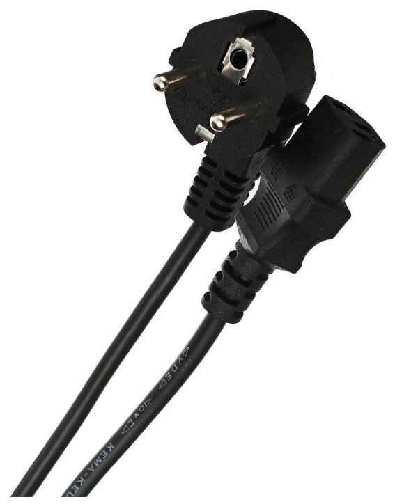 Кабель/ Кабель комп - розетка 220V EU (угол-угол), 1.8m, iOpen