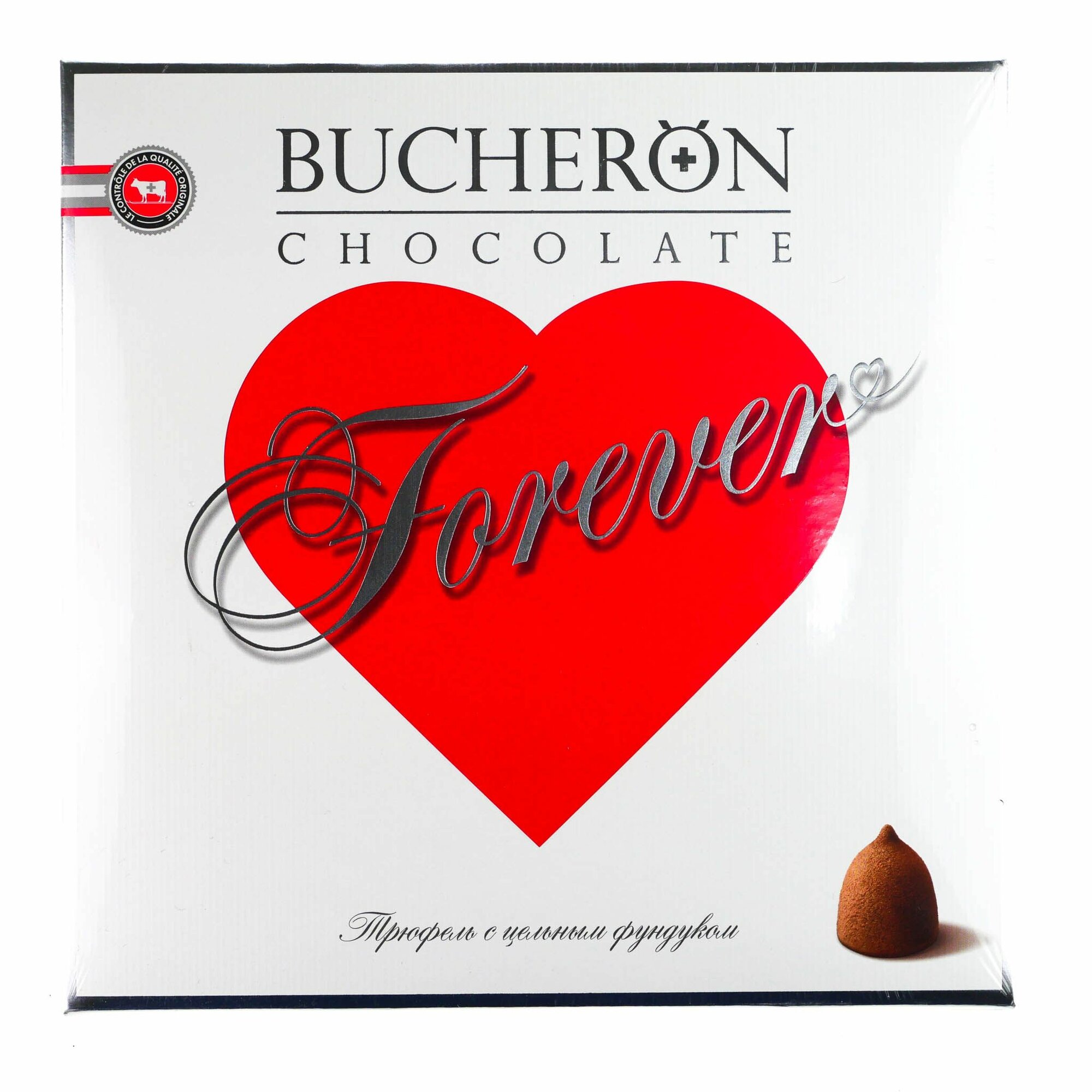 Конфеты BUCHERON трюфель с цельным фундуком /картон/ 225г