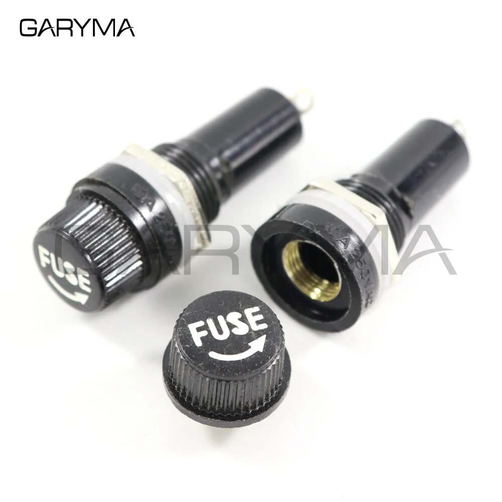 Держатели предохранителей стеклянные GARYMA 5*20 мм 6*30 мм 5 шт 5x20mm