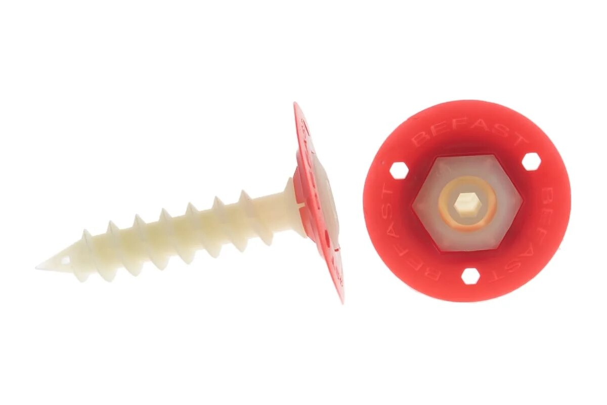 Анкер шуруп ГБ(для газобетона)12/18х90 Befast с рондолью