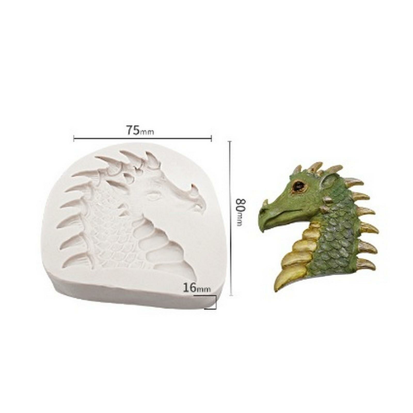 Форма силиконовая универсальная ЛАС играс "Дракон", 7 × 6,2 × 1,6 см