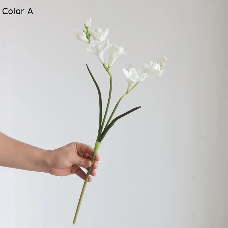 Искусственный букет лилии белой, Color: A 1PCS