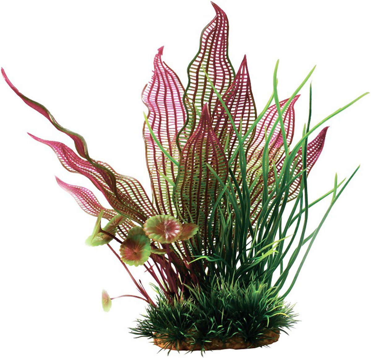 Композиция из пластиковых растений для аквариума Prime PR-60211 20 см (1 шт)