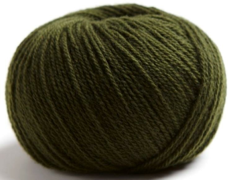 Como /Комо/ пряжа Lamana (100% шерсть мериноса сверхлегкая), 25г/120м (34, pinie (сосна), зеленый)