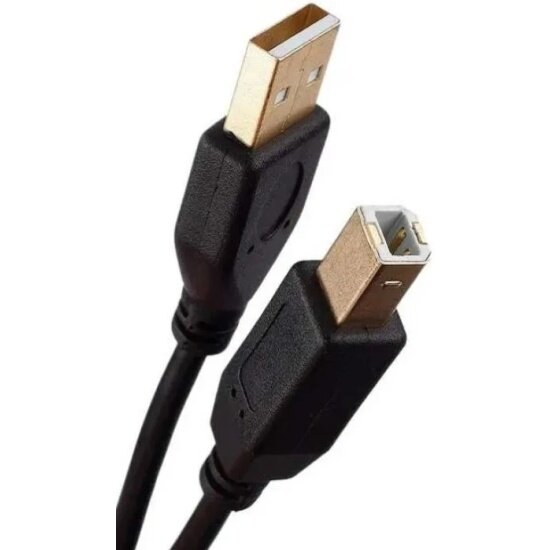 Кабель Gopower USB-A(M)/USB-B(M) 1.8м. черный