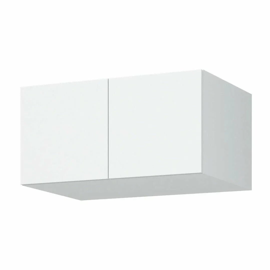 Антресоль 2-х створчатая 800 «Лион» АН-01, белый/белый (800х550х400)