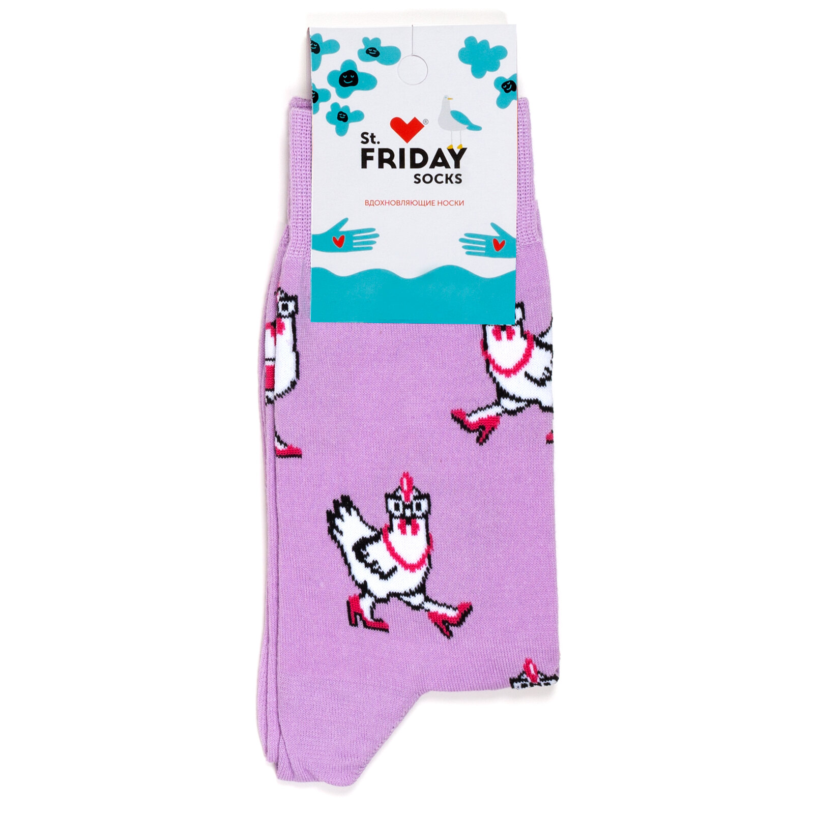 Носки Носки с рисунками St.Friday Socks Чикен дива