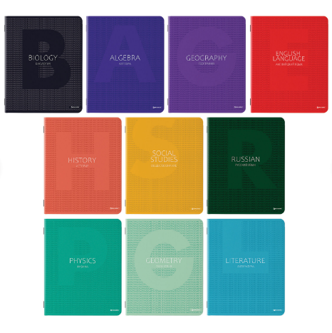 Комплект предметных тетрадей COLOR, 48 л, 10 шт