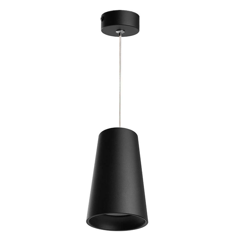 Светильник потолочный Feron ML1838 Barrel BELL levitation на подвесе1,7 м , MR16 35W 230V, черный 48421