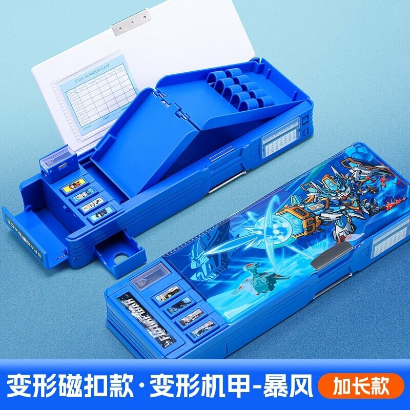 Пенал Storm Mecha, двусторонний, магнитный, с блокировкой паролем