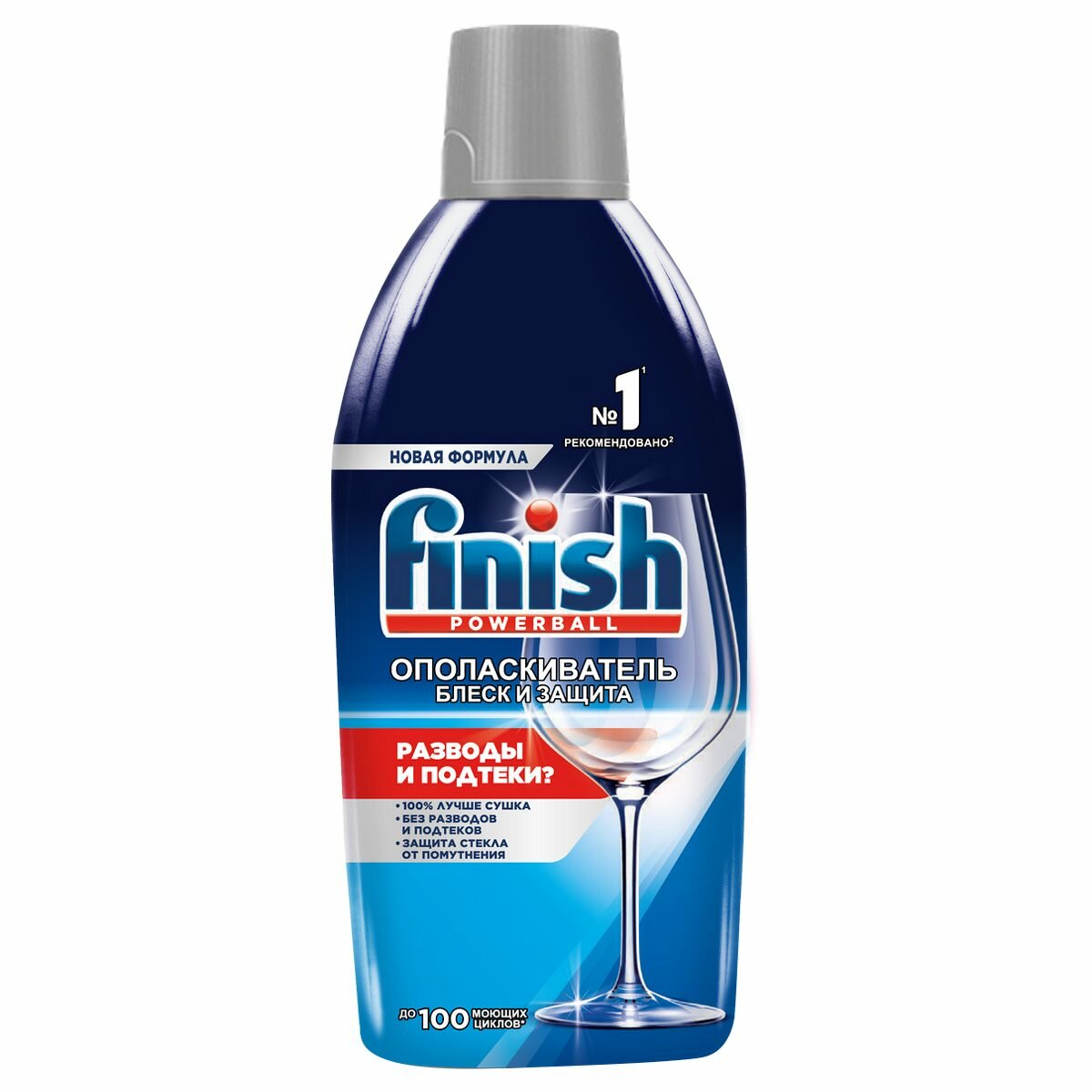 Ополаскиватель для посудомоечных машин Finish "Shine&Protect", 750мл (4640018997600), 6шт.