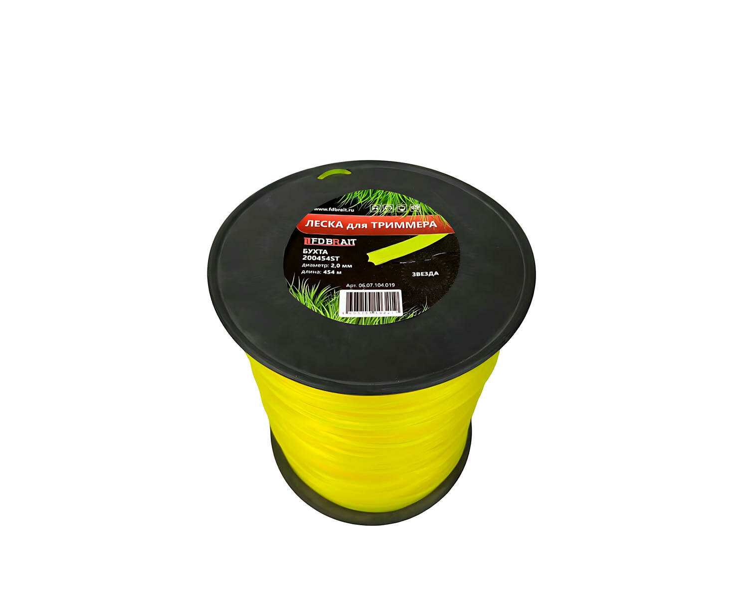 Леска 2.0 мм х 454 м (звезда) BRAIT 200454ST GENERAL звезда (бухта)