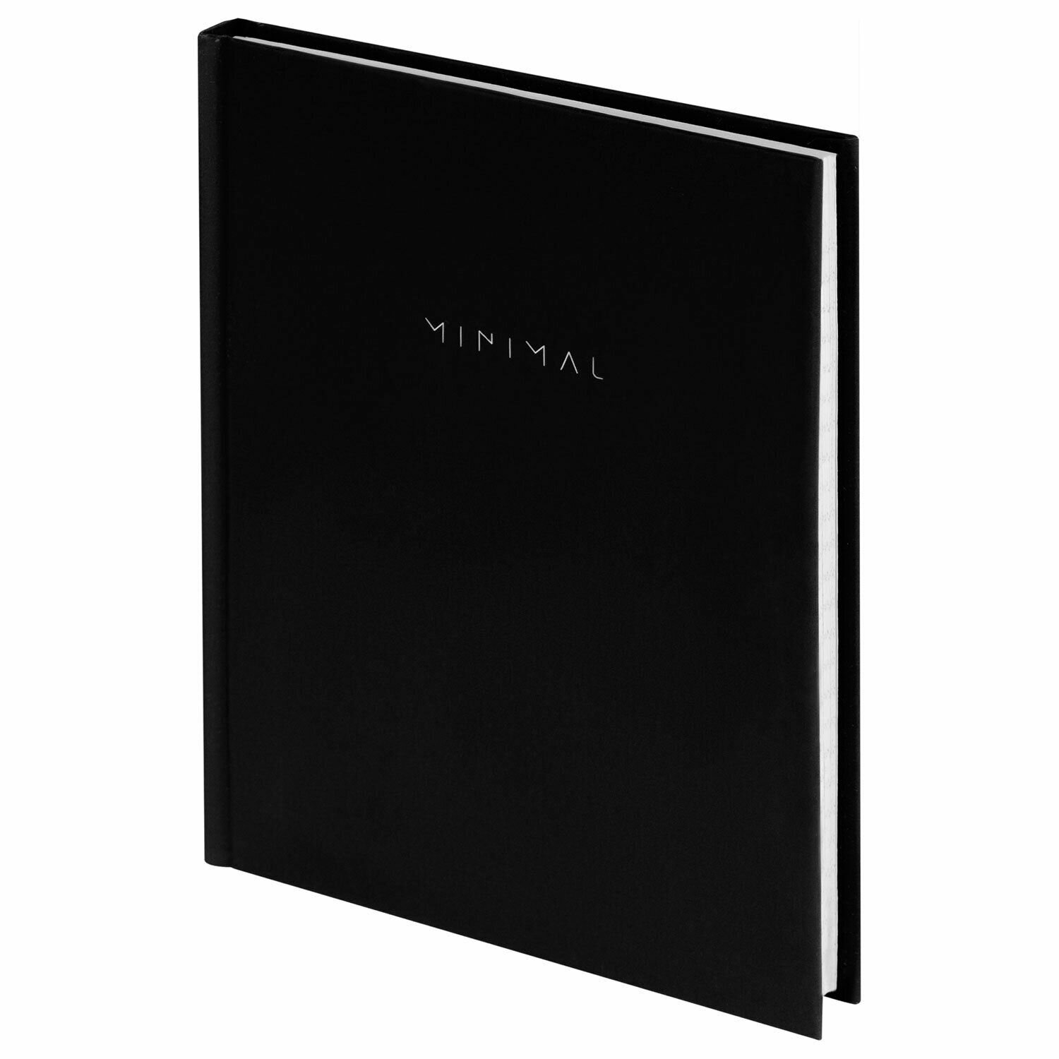 Блокнот Brauberg малый формат 110х147 мм, А6, 80 листов, твердый, клетка "Minimal" черный