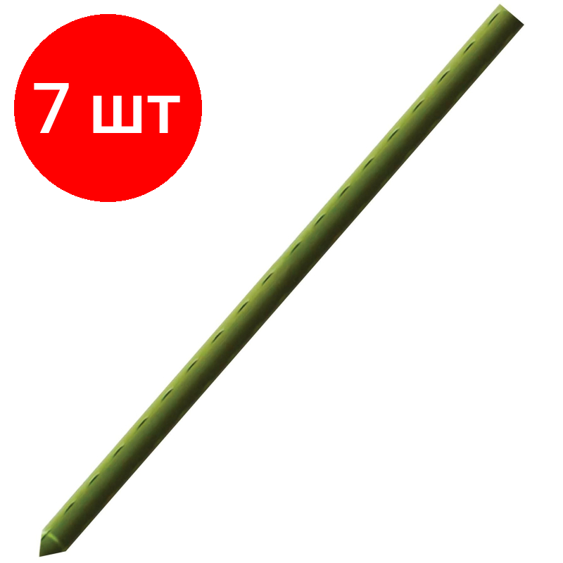 Комплект 7 штук, Опора металл в пластике h90см,466136