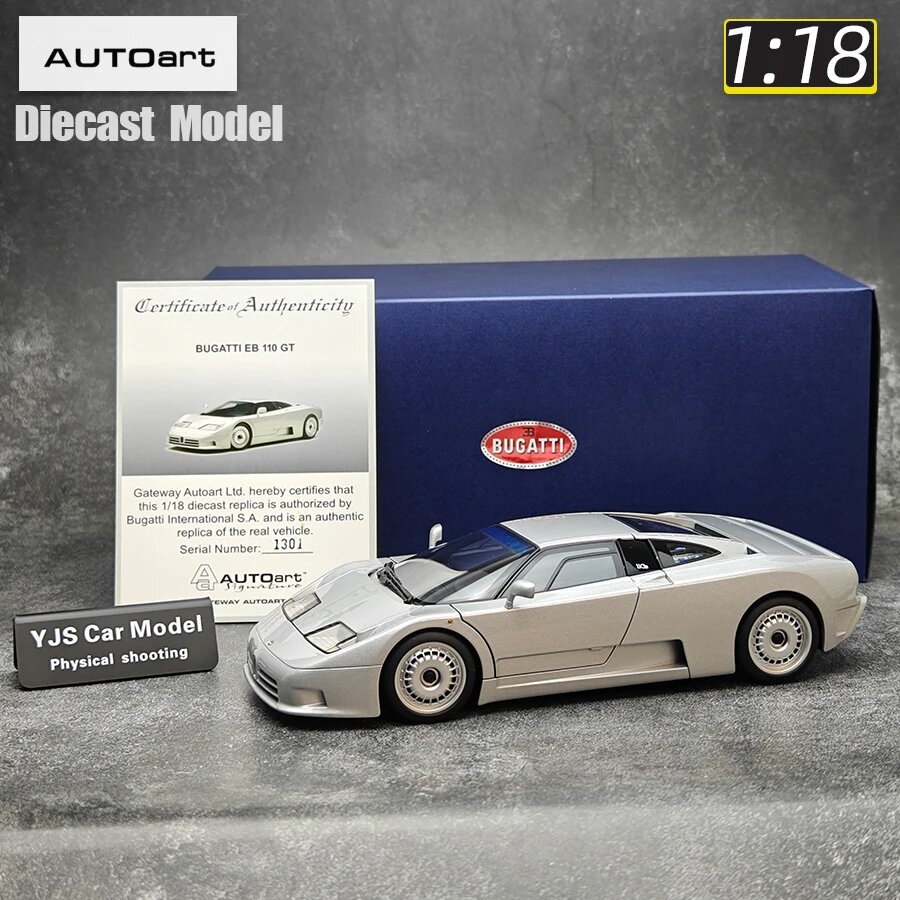 AUTOART 1/18 Bugatti EB110 GT, Silver 70979