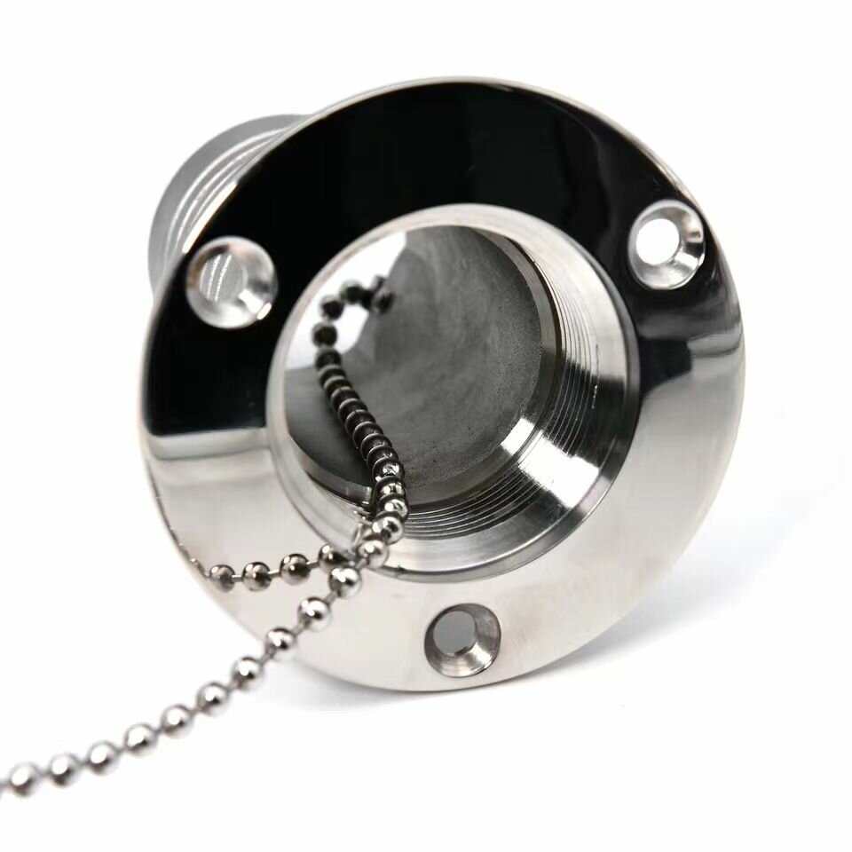 Нержавеющая сталь 1,5" 38-миллиметровая заливная горловина палубы топливный ГАЗ дизельное вода отходы Крышка без ключа