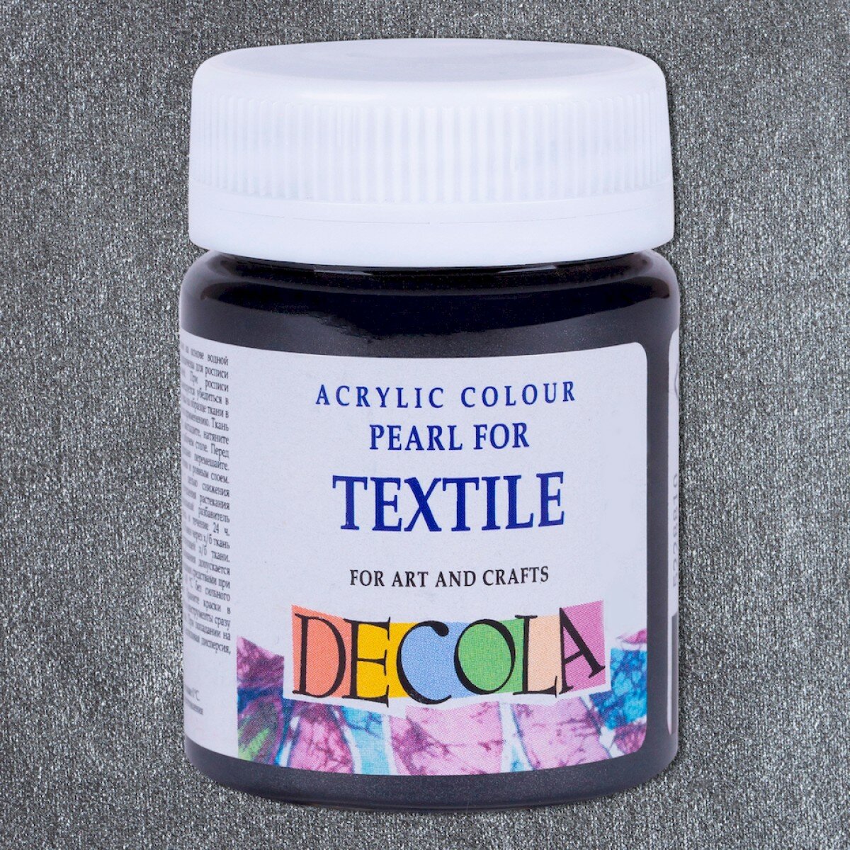 Акрил по ткани DECOLA 50мл Перламутровая Черная