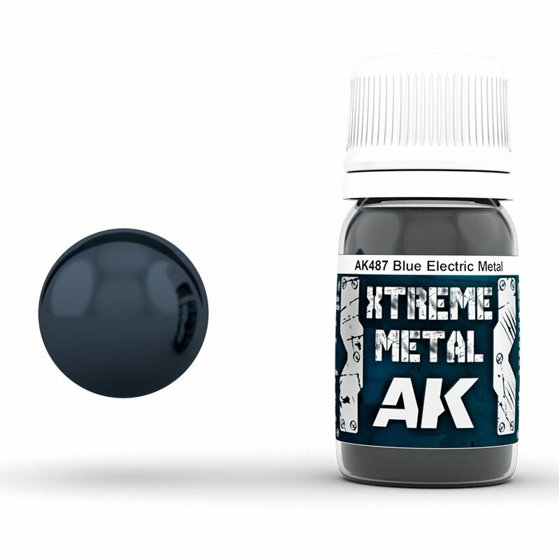 Краска для сборных моделей AK Interactive - XTREME METAL Metallic Blue 30ml