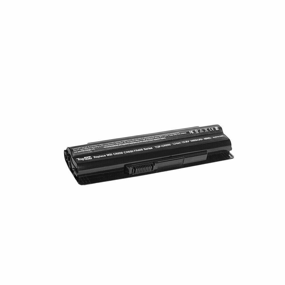 Аккумулятор для ноутбука MSI MegaBook CR650, FR600, FX400, GE620 Series (10.8V, 4400 mAh). PN: BTY-S14, BTY-S15, 40029150