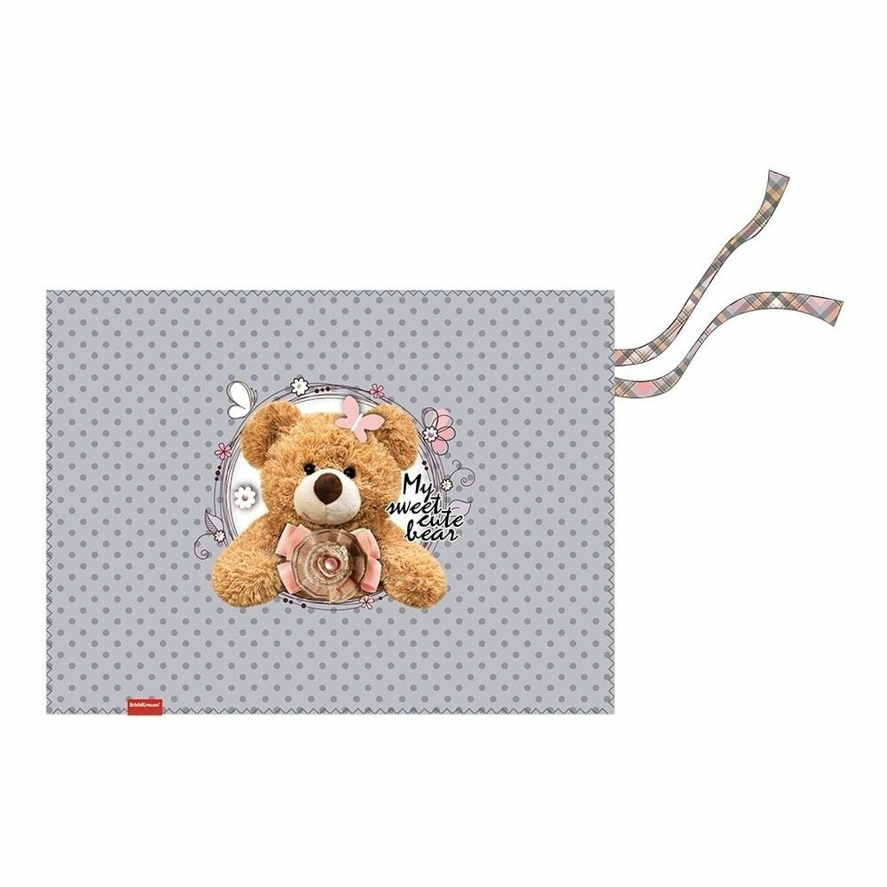 Настольное покрытие Erich Krause А3+ 45х33 см текстильное, Teddy Bear (54452)