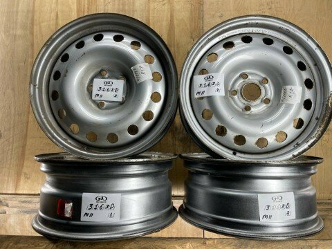 Диски штампованные MERSEDES Б/У 7*R17 PCD 5*112 DIA 56.3 ET 35 (3163d)