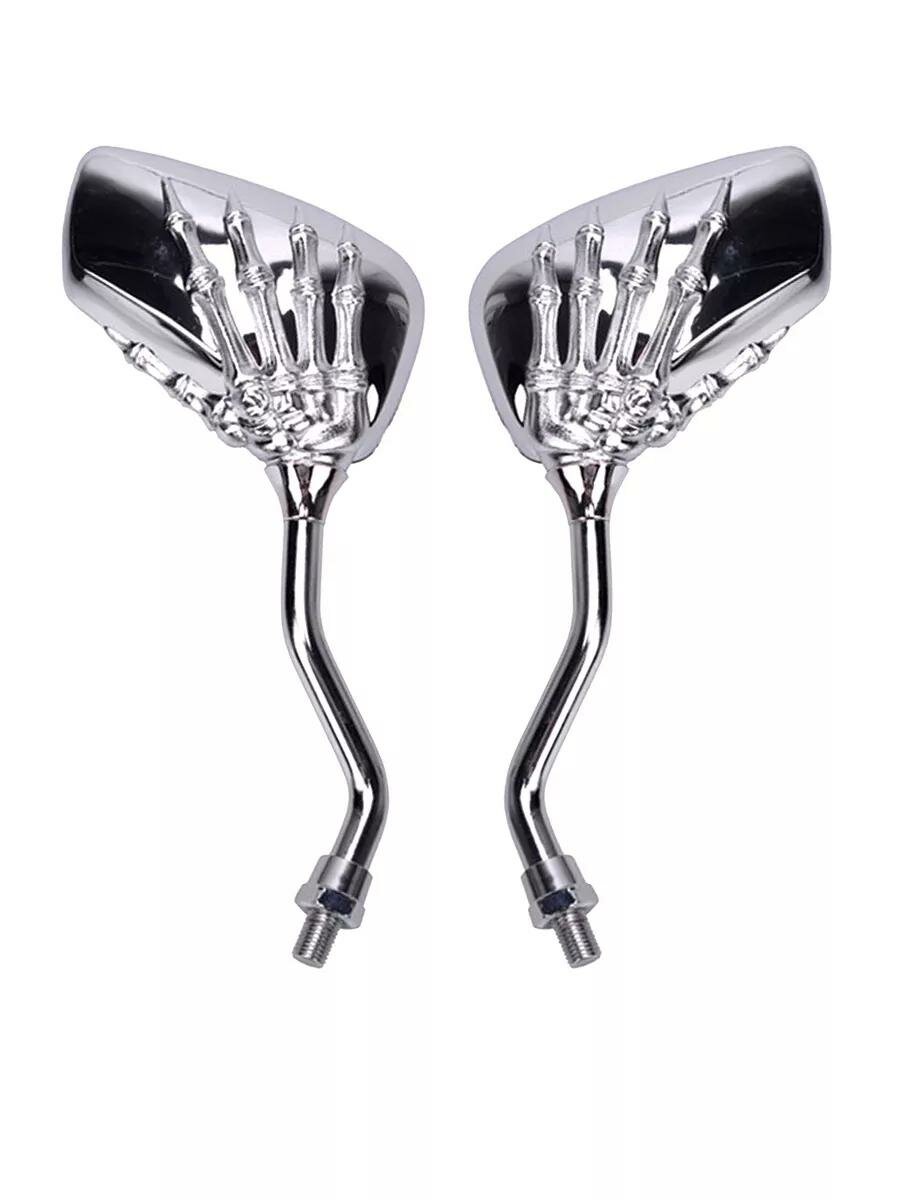 Мото зеркало "Скелет", для мотоциклов а-ля Харлей, мототор