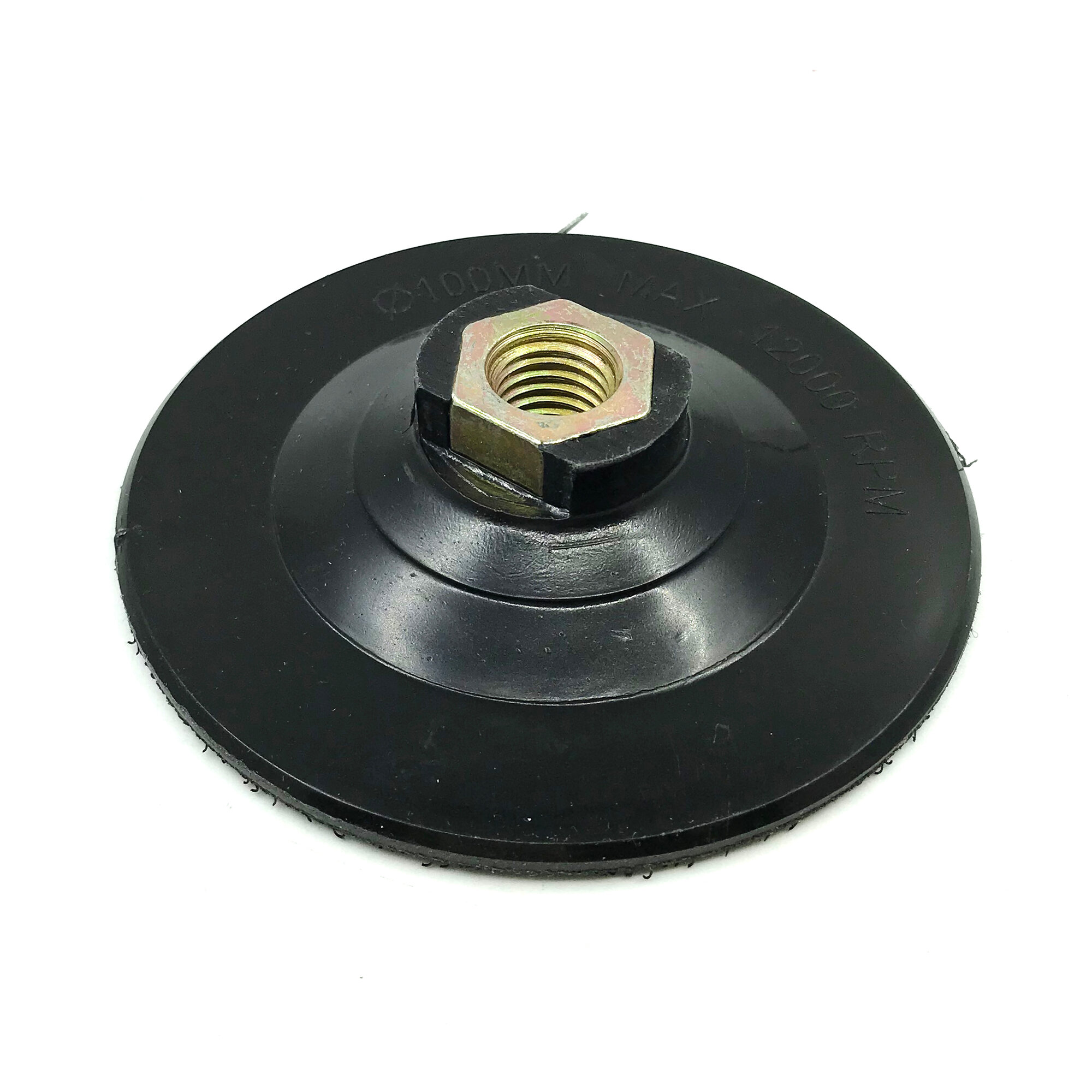 Тарелка опорная для АГШК (черепашки) для УШМ, пластик, посадка М14, 100 мм