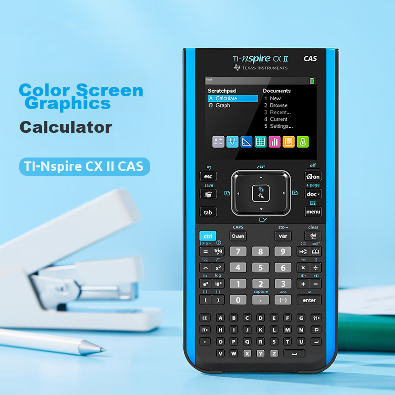TEXAS INSTRUMENTS Texas Instruments TI-NspireCXCASII Color Screen Chinese And English Programming Graphing Calculator APSAT, for Domestic And International Exams