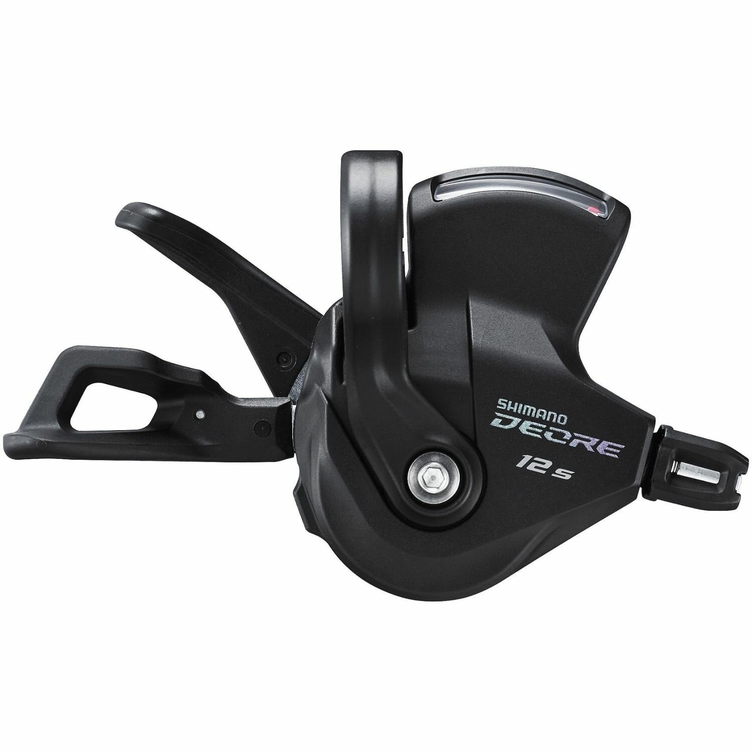Шифтер Shimano Deore M6100-R, прав, 12ск, на хомут, c индикатором, тр. 2050мм с SP41 1880мм, ISLM6100RAP