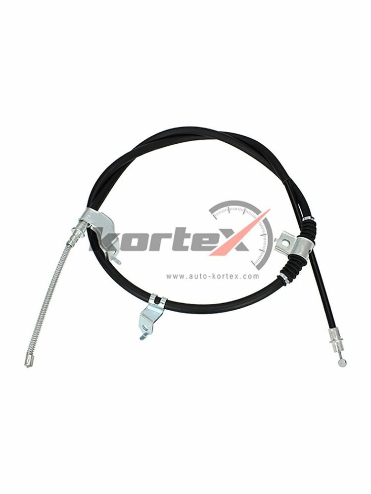 Трос ручного тормоза задний левый Kortex KBC124 для а/м PEUGEOT 4007, MITSUBISHI Outlander, CITROEN C-Crosser