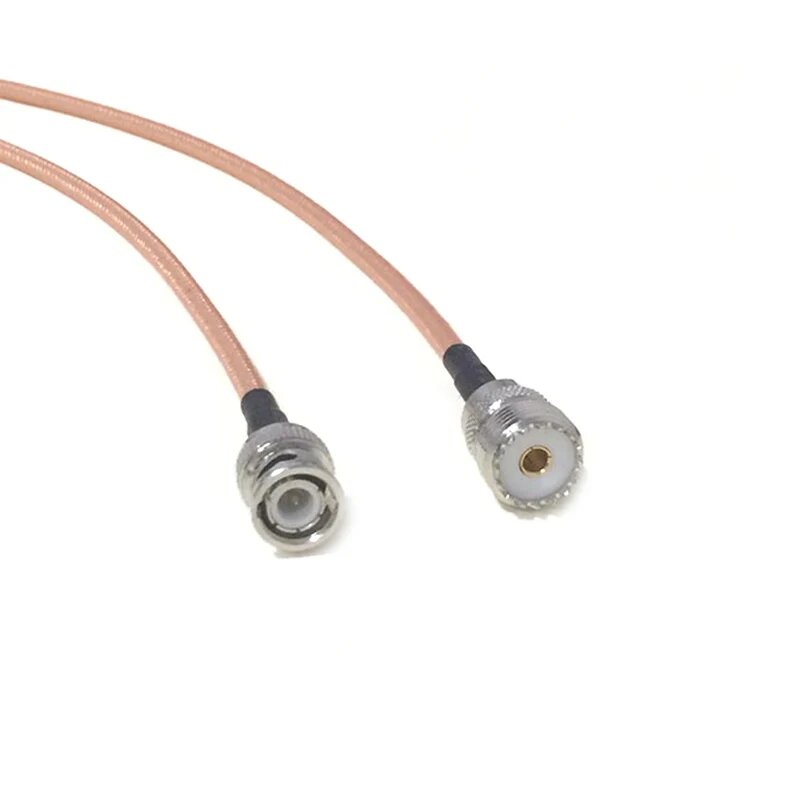 DexMRtiC UHF-BNC RG142 кабель адаптер 50см/100см 30cm, BNCJ-UHFK