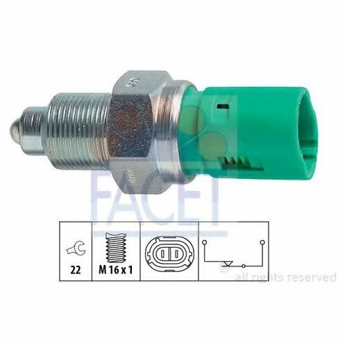 Датчик включения заднего хода Facet 76114 для Renault 21, 25, Espace I, II, Trafic