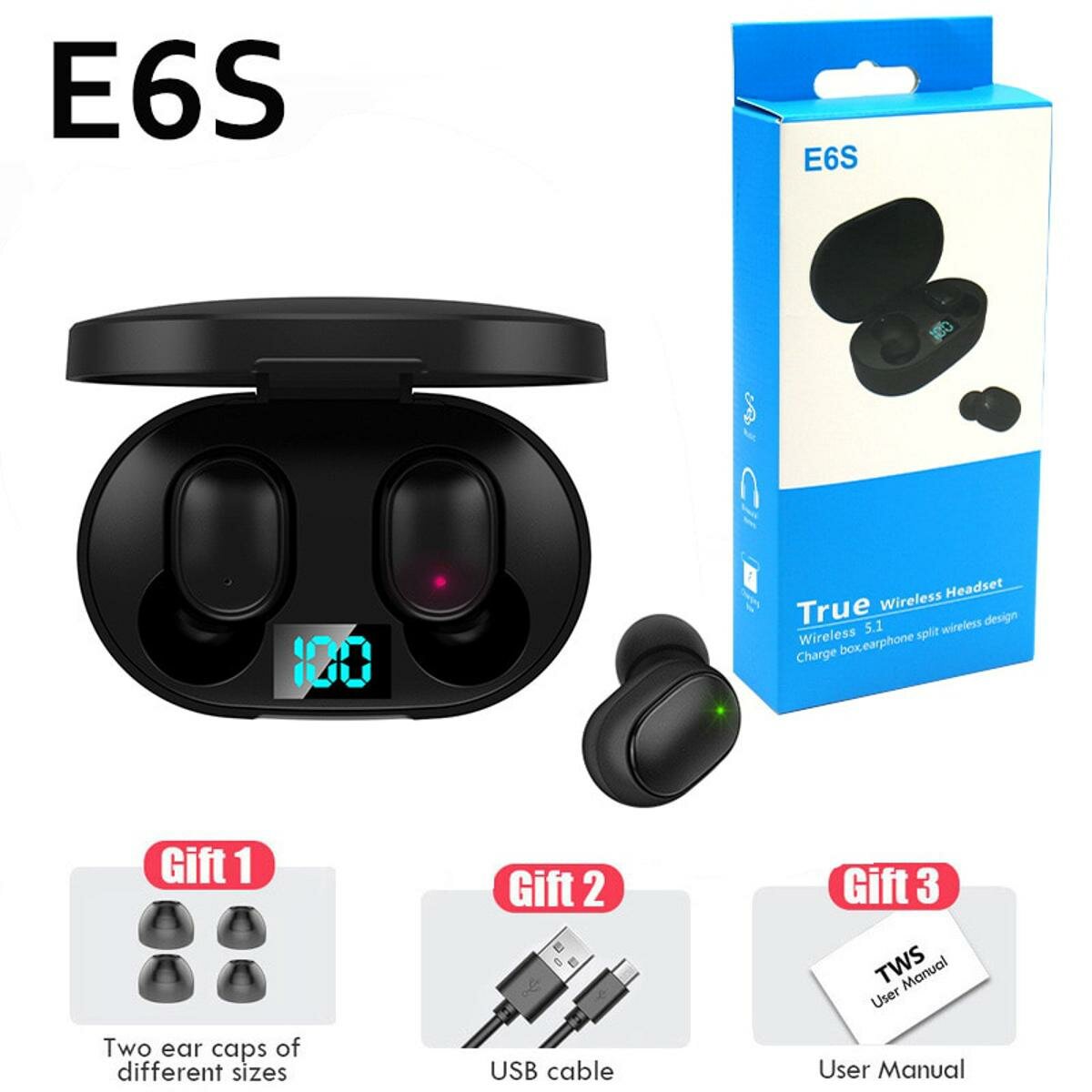 Беспроводные наушники Bluetooth с шумоподавлением, гарнитуры с микрофоном, игровые наушники Handsfree для Xiaomi Redmi