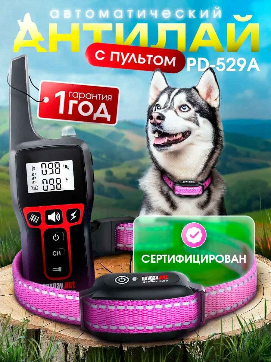 Электронный ошейник антилай с пультом