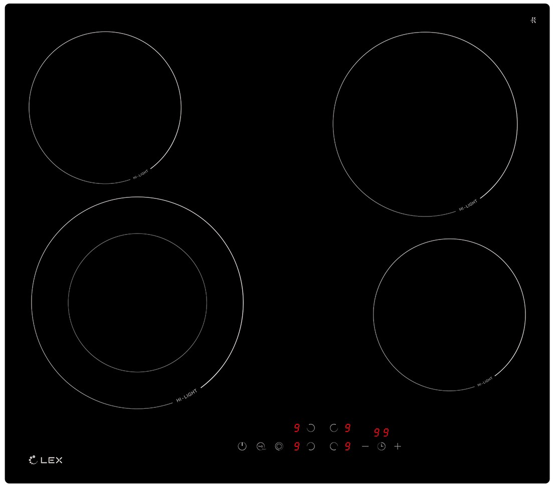 Электрическая варочная панель Lex EVH 6041 BL