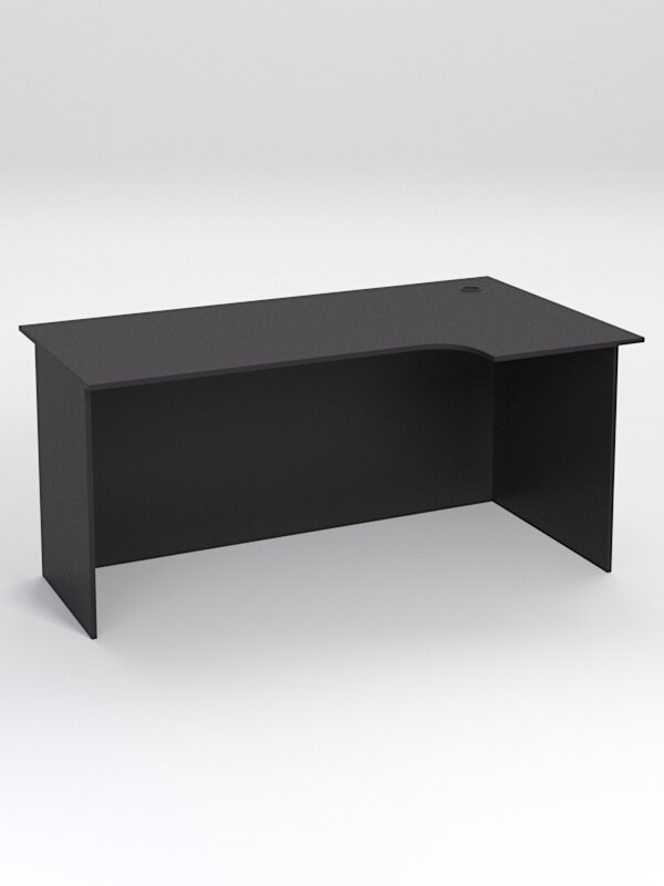 Стол эргономичный офисный СЭ-18А (правосторонний), Черный. Производитель товара - компания Westcom.