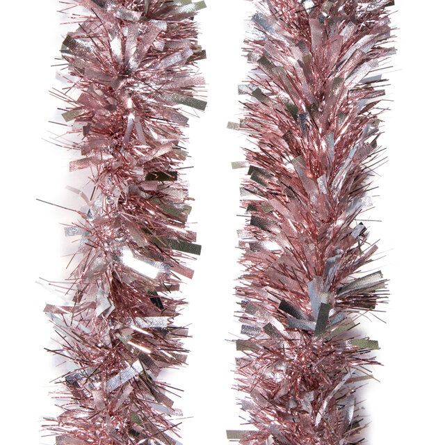 Мишура Морозко Pastel 2 м*95 мм серебряная с розовым, MOROZCO, М0814