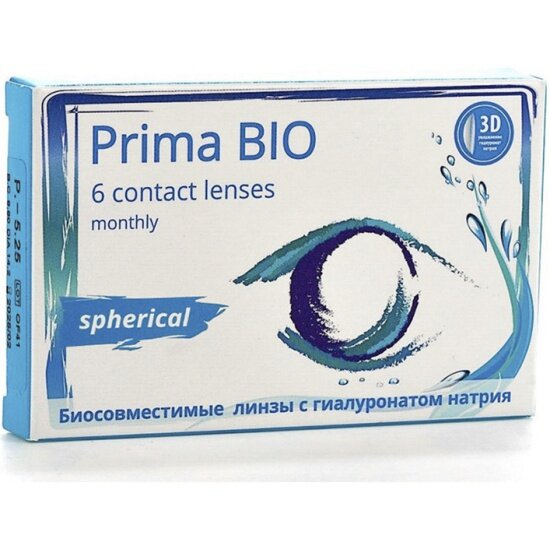 Контактные линзы Okvision Prima Bio (6 шт/-4.75/8.6/14.2)