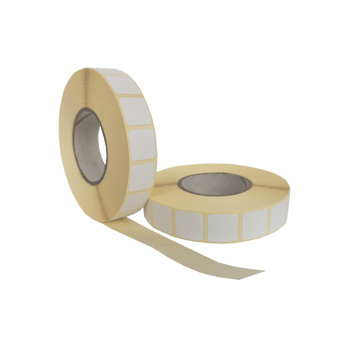 Термотрансферные этикетки бумажные полуглянцевые, 20х20мм, диаметр втулки 76мм, 6 рулонов по 6000 этикеток (2105049), 4 уп.