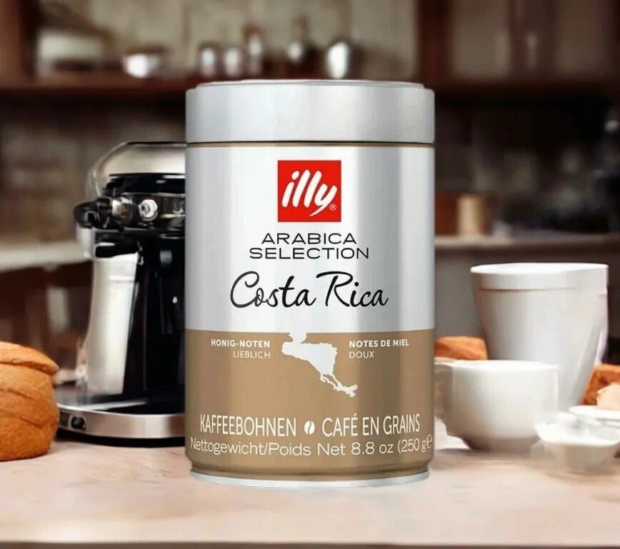 Кофе в зернах Illy Costa Rica 250 гр, 100% арабика, средняя обжарка