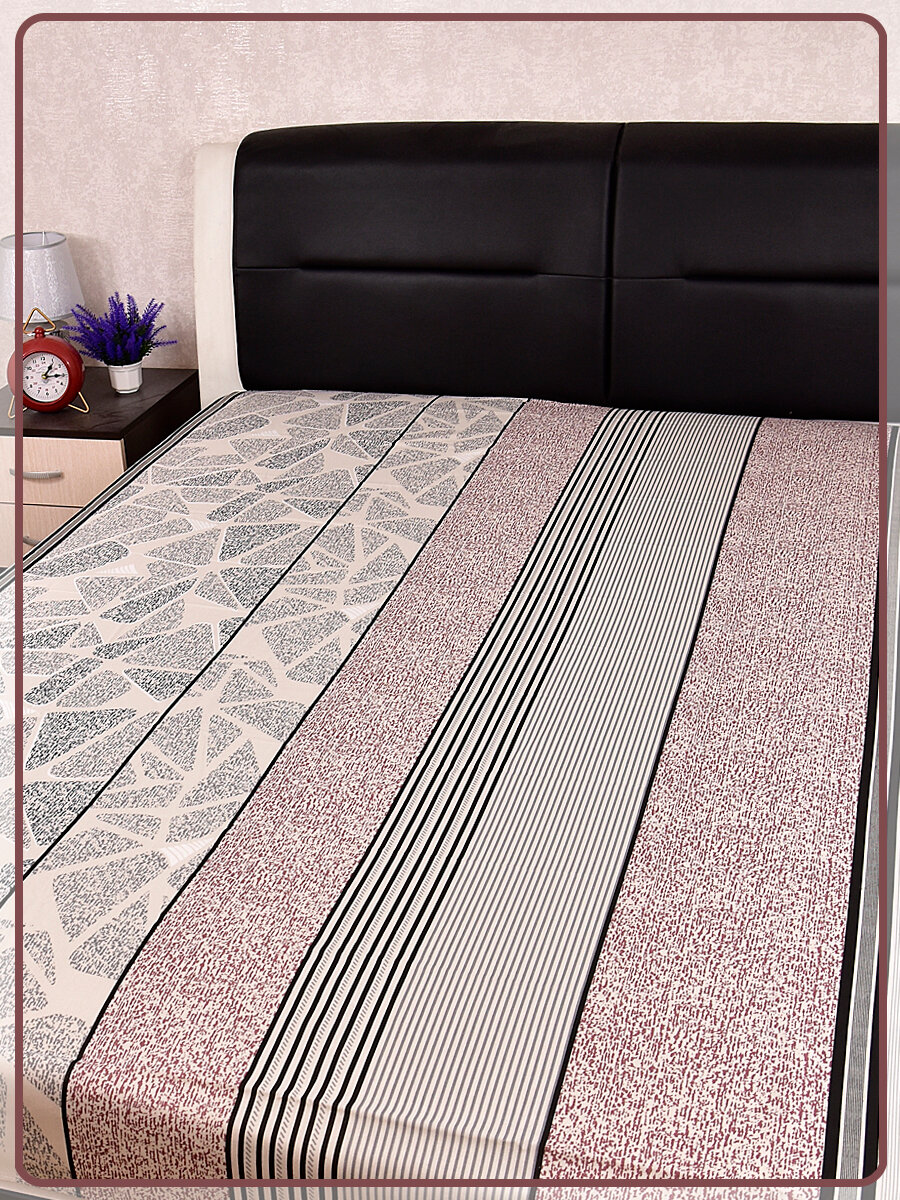 Простыня бязь Узбекистан UZ-13 Сахара 150х210