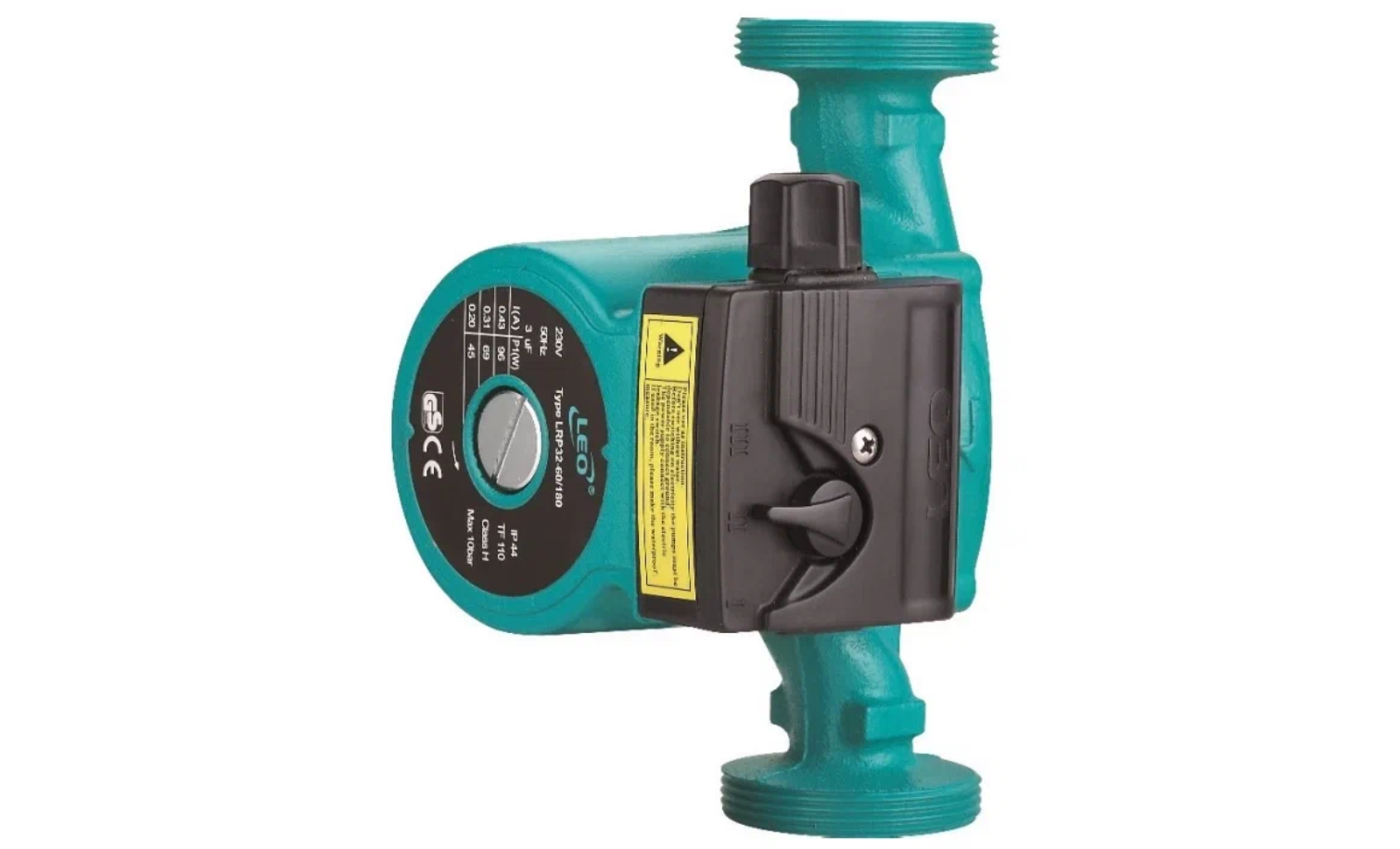 Насос циркуляционный LEO LRP, L11090, 220В, 91Вт, чугунно-бронзовый корпус, максимальный напор 5.5м