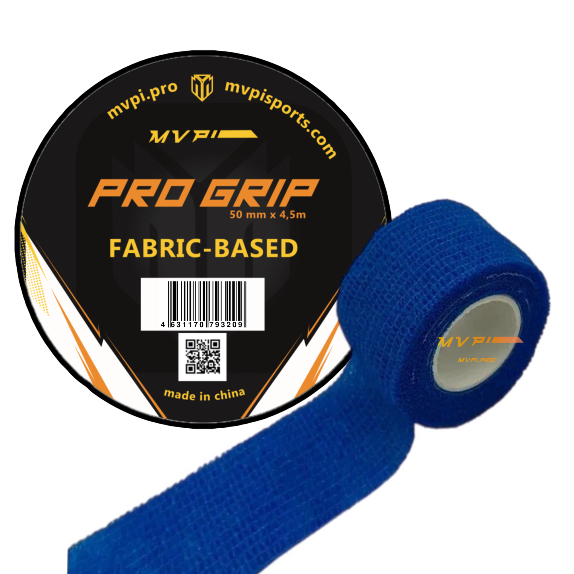 Лента для хоккейной клюшки "MVP", ширина 50 мм x 4,5 м, синий